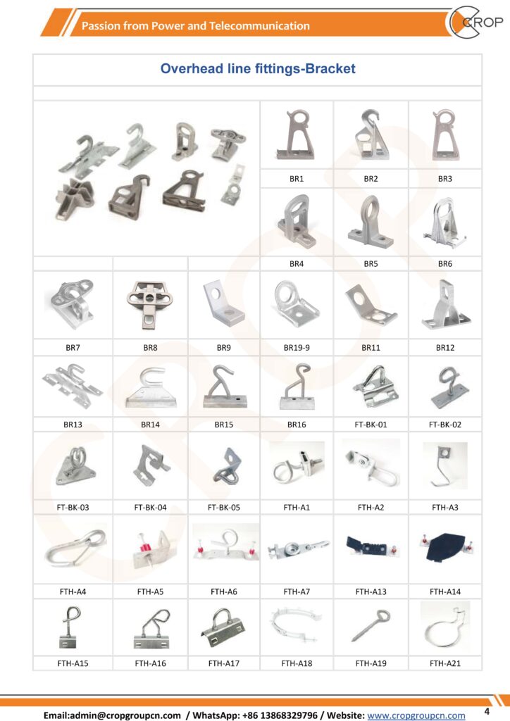 Aluminum Alloy Bracket BR7 – CROP – Power Utility Supplier